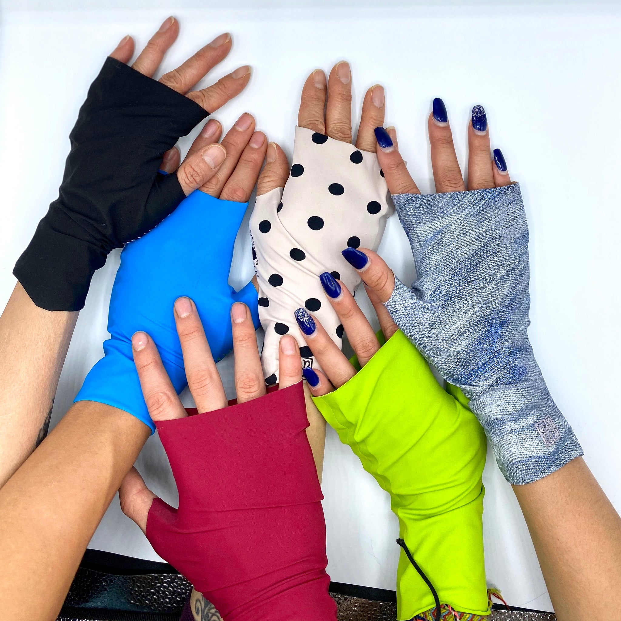 NEW UV Sun Gauntlet Collection Made In San Francisco of UPF50+ Fabric